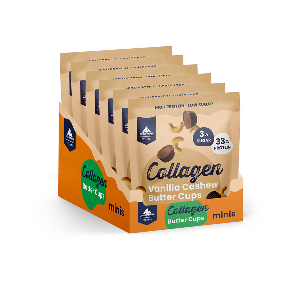 Collagen Vanilla Cashew Butter Cups (6x 70g) – Multipower